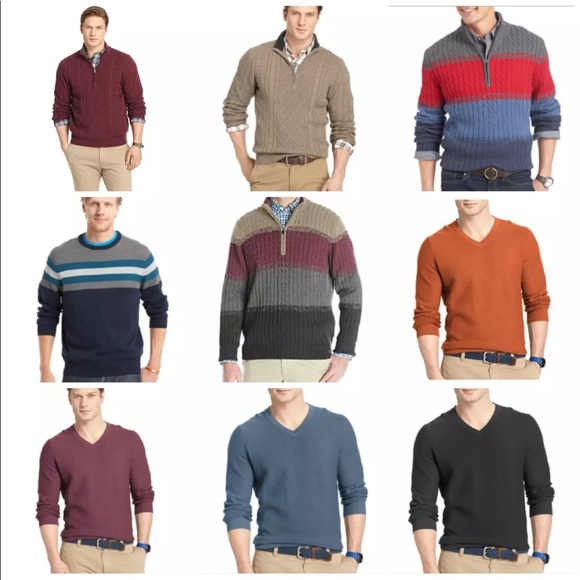 Izod | Sweaters | Izod Mens Quarter Zip Sweater S M | Poshmark